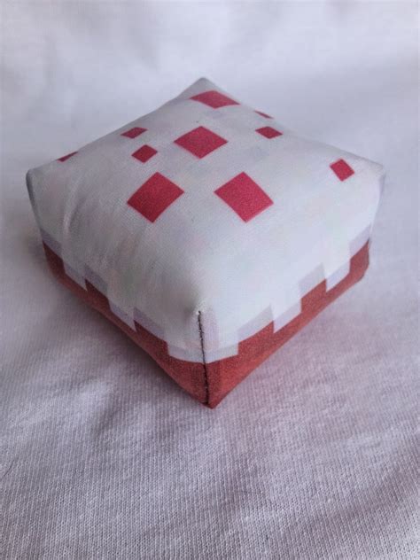 Craftingnerdy Minecraft Inspired Cake Plush Toy
