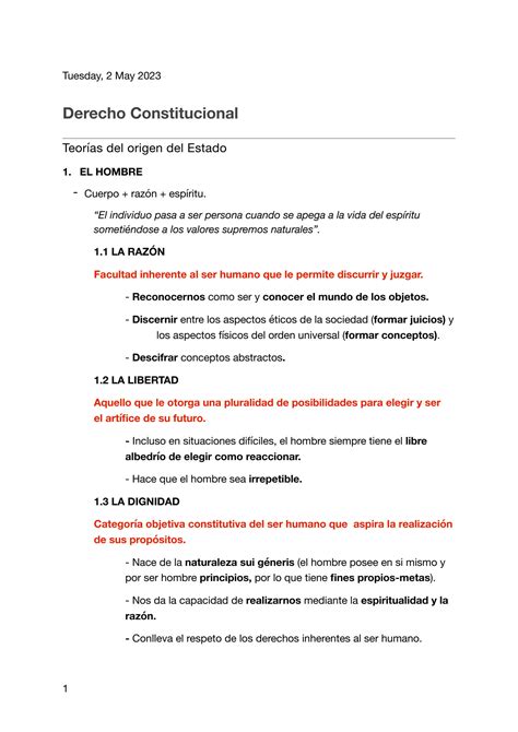 SOLUTION Nueve Temas Bien Explicados De Derecho Constitucional Notas De Clase Studypool