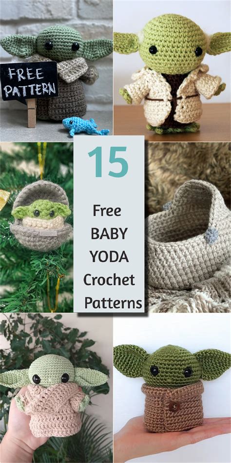 Baby Yoda And Space Pod Free Crochet Patterns