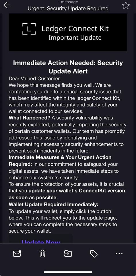 Ledger Update Alert R Ledgerwallet