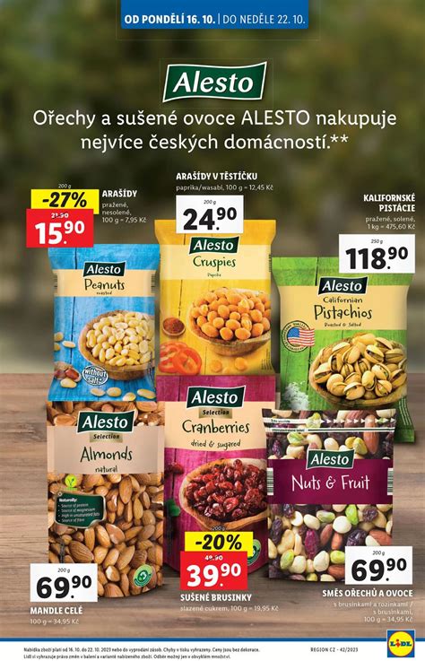 Lidl Leták Od 16 10 2023 Pondělí 9 31