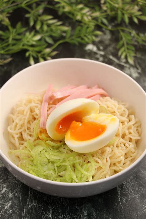 レンチン！サッポロ一番冷やし塩ラーメン By だんどり亭 【クックパッド】 簡単おいしいみんなのレシピが396万品