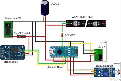 DIY Word Clock With Arduino And NeoPixel Techniccontroller Arduino Led Matrix Words