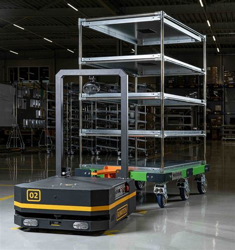 Automated Guided Vehicle Agv Transport Multitube