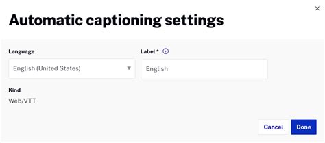 Using The Caption Editor