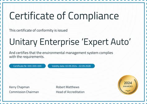 Compliance Certificate Templates Download For Free Certifier