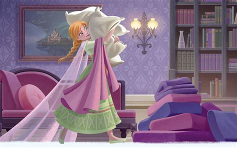 Frozen Anna Asleep