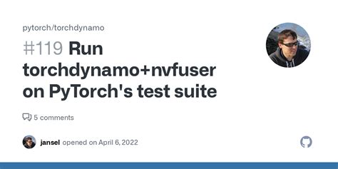 run torchdynamo nvfuser on pytorch s test suite · issue 119 · pytorch