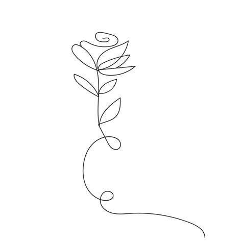 Main Vers Le Bas Dessin Au Trait Floral 12165346 Telecharger
