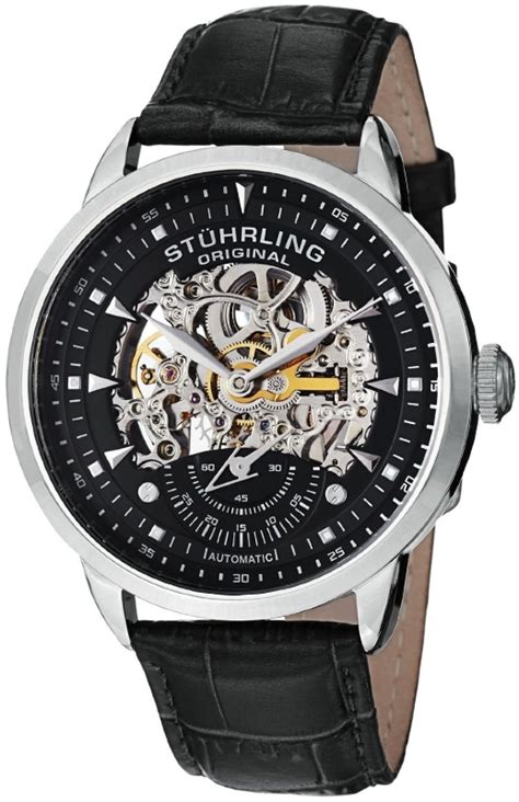 Stuhrling Original Mens Automatic Skeleton Watch
