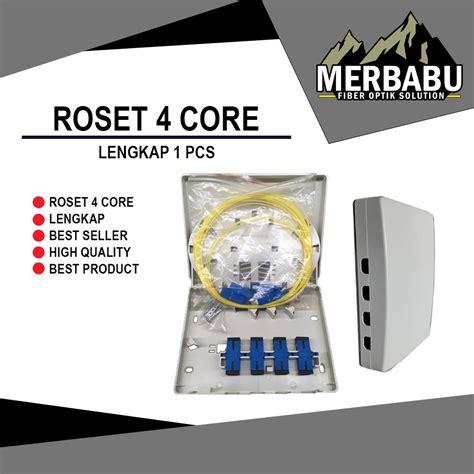 Jual Roset 4coreroset 4 Coreroset 4c Lengkap Pigtail Adapter Sc Upc