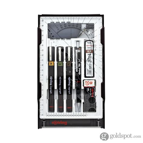 Rotring Isograph College Technical Drawing Pen Set Goldspot Pens
