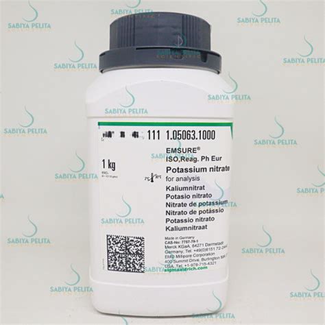 Promo Potassium Nitrate For Analysis Emsure Merck 1050631000 Kota