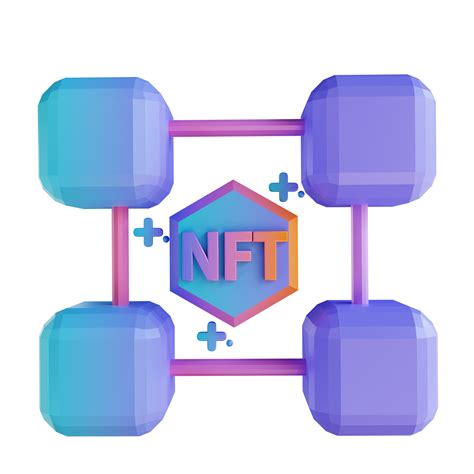 3d Illustration Blockchain Nft 11003153 Png