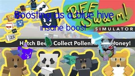 Blue Hive Boosting In Bee Swarm Simulator Insane Made Trillions