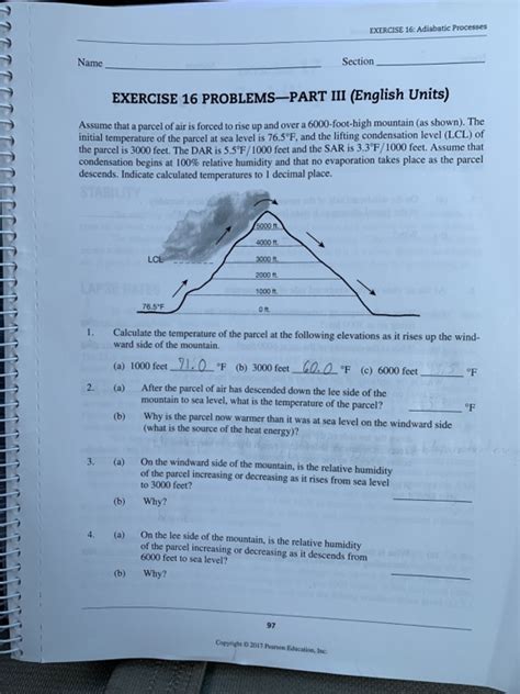 solved exercise 16 adiabatic processes section name