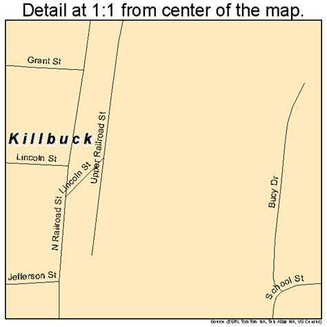 Killbuck Ohio Street Map 3940180