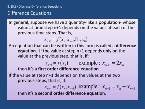 Ppt Chapter 5 Sequences And Discrete Diﬀerence Equations Powerpoint Presentation Id3270164