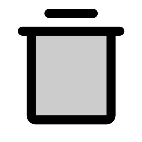 trash simple duotone vector svg icon svg repo