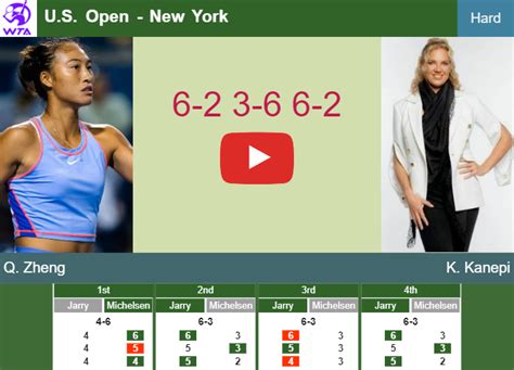 Qinwen Zheng Conquers Kanepi In The 2nd Round To Set Up A Battle Vs