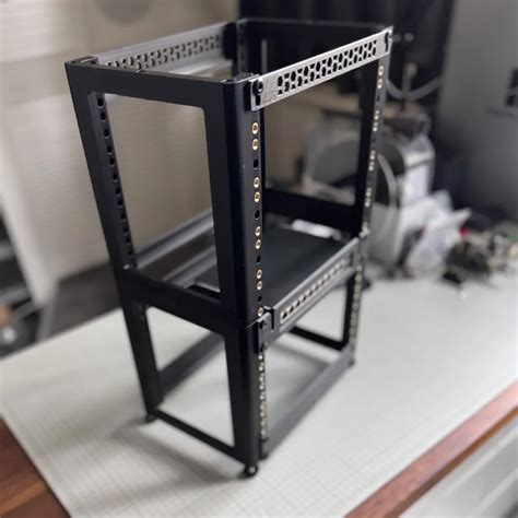 Mini Rack Modular 10 Inch Homelab Server Rack By Jiltedgeek Makerworld