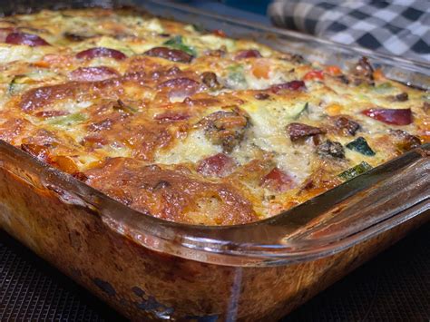 Sausage And Veggie Breakfast Casserole My Eclectic Treasures