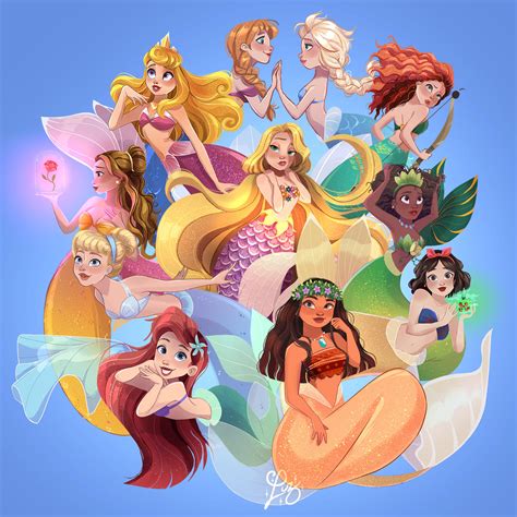 Disney Mermaid By Luzz015 On Deviantart