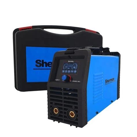 SPAWARKA INWERTOROWA Elektrodowa 160A 230V MMA IGBT Sherman LCD Walizka