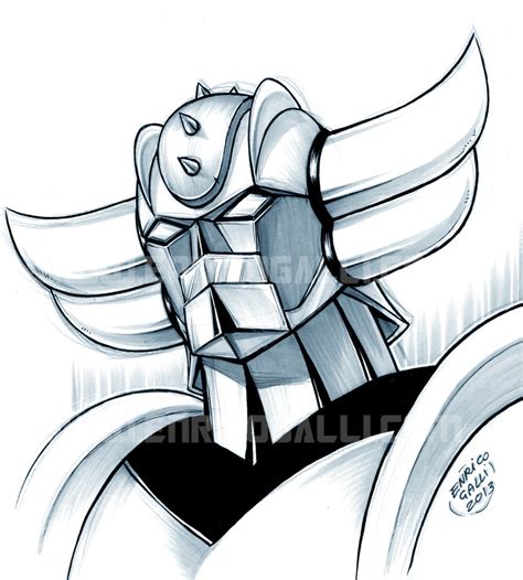 Grendizer Sketch By Enricogalli On Deviantart