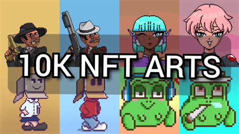 Draw Customized 1k 5k 10k Pixel Nft Collections By Itsmemikey Fiverr