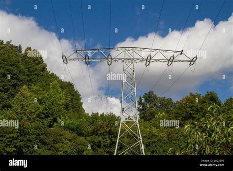 Energy Overhead Line Stock Photo Alamy