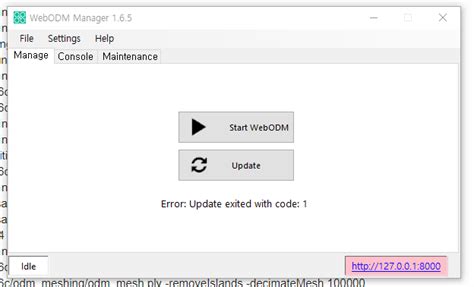 Cant Enter The Webodm Program General Help Opendronemap Community