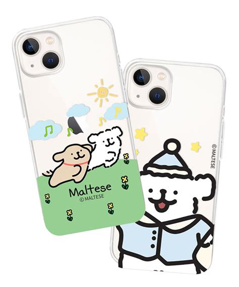 정품 몰티즈 투명 젤리 폰 케이스 아이폰 15 14 프로 맥스 아이폰13 12 11 갤럭시 S24 S23 S22 S21 A34 A24 퀀텀4 A23 점프2 노트20 울트라