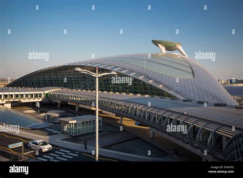 Incheon Korea Asia Seoul Airport Architecture City Design Stock