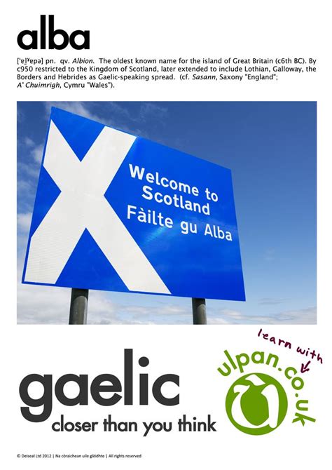 78 Best Images About Scots Gaelic On Pinterest English The Heritage