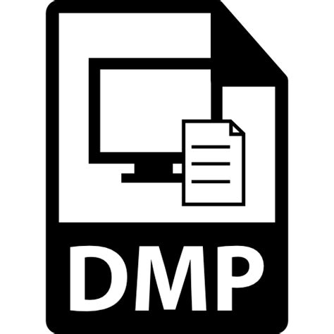 Dmp File Format Symbol Icon