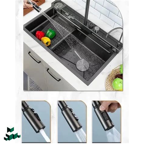 سینک پیانویی 5 کلید هوشمند هوادیائو Huadiao مدل Wf 2 بارابان