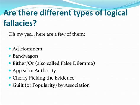 Ppt Logical Fallacies Powerpoint Presentation Free Download Id 2612191