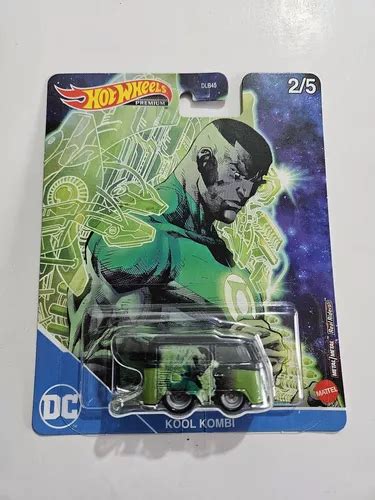 Hot Wheels Premium Kool Kombi Dc Linterna Verde Meses Sin Intereses