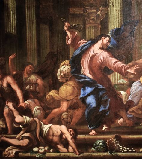 Jésus chasse les marchands du temple Francesco Solimena 1657 1747