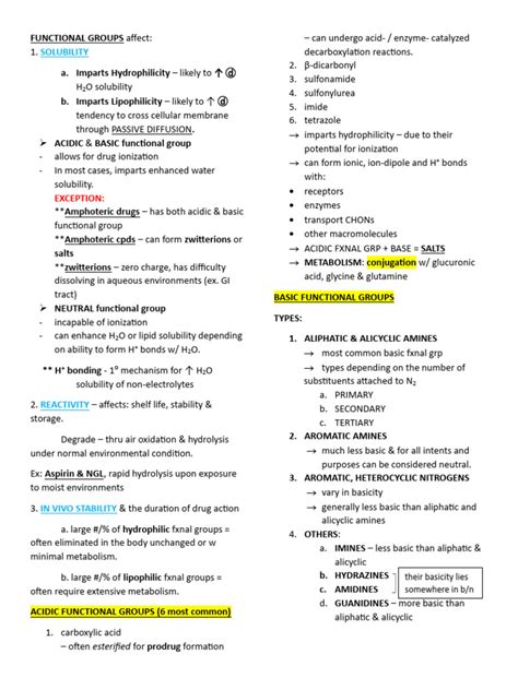 Functional Groups Download Free Pdf Amine Ester
