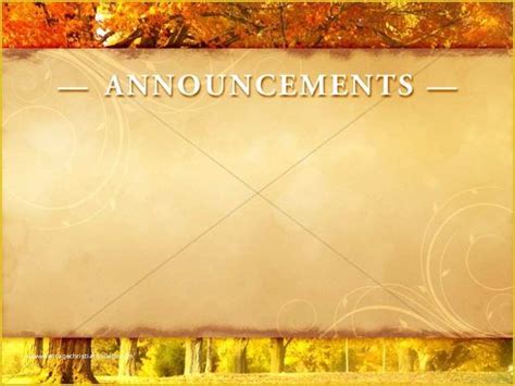 43 Free Powerpoint Templates For Church Announcements