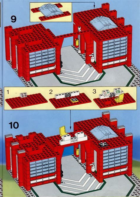 Lego Instructions For Set Fire Control Centre Town Fire