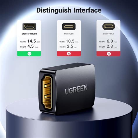 Ugreen Hdmi Coupler 2 Pack، 4k 60hz Hdmi Female الكويت Ubuy