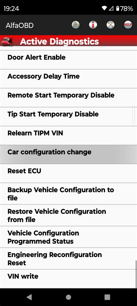 Using Alfaobd Enabling Remote Start On Grand Caravan Pic S
