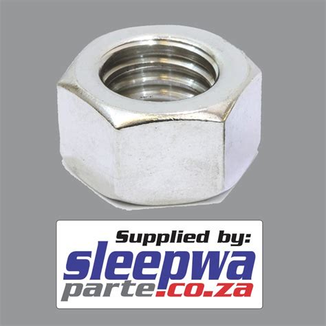 M10 Galvanised Nut Sleepwa Parte