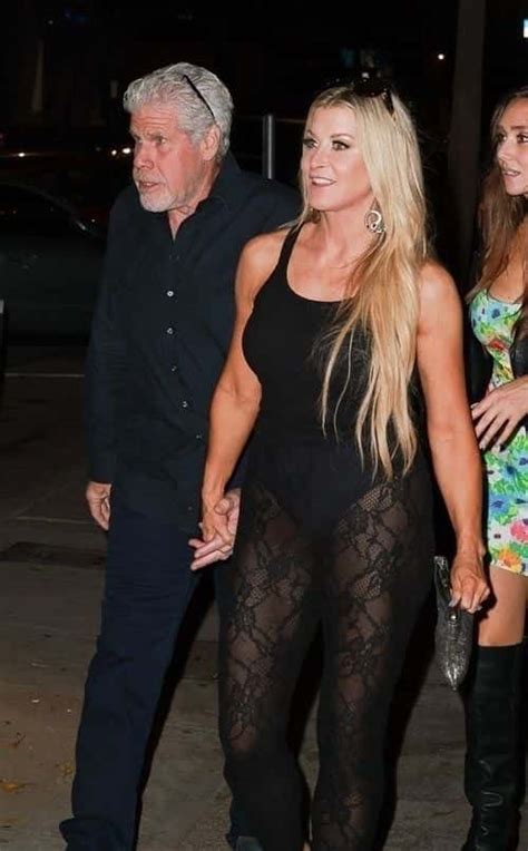 Ron Perlman 72 Holds Hands With New Bride Allison Dunbar 49 After