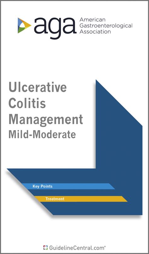 Mild Moderate Ulcerative Colitis Management Guidelines Pocket Guide Guideline Central