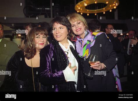 Comic Duo Dawn French And Jennifer Saunders During A Party After The