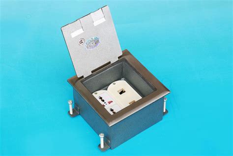 Open Type Raised Stainless Steel Material Floor Socket Box For Steel Floor China Raised Access